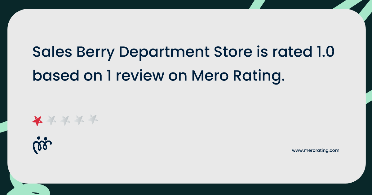Sales Berry Department Store - P74J+XVJ, Kathmandu 44600, Nepal - Mero ...